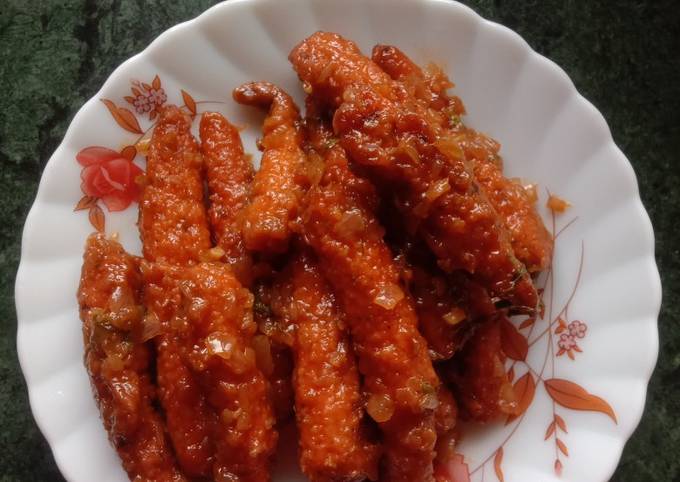 Baby corn Manchurian Recipe by Ameya Bhat - Cookpad