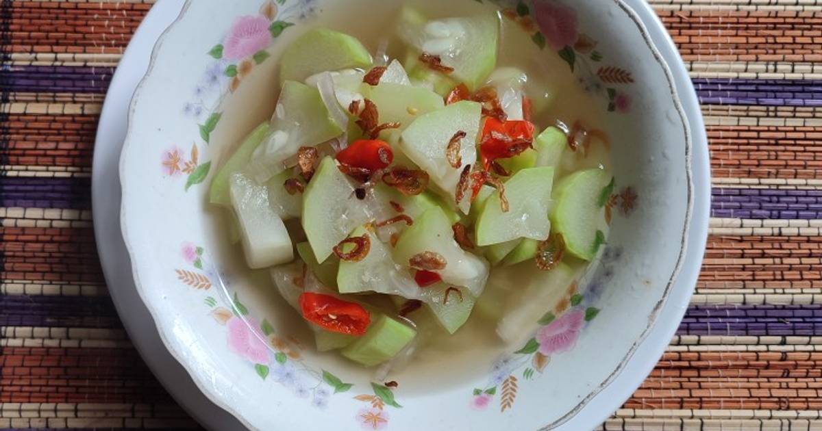 Resep Sayur Pedas Labu Putih oleh Widjie Astuti - Cookpad