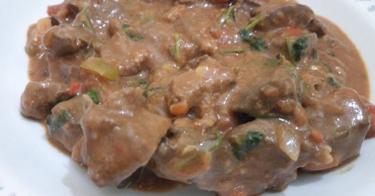 Wet Fry Liver Stew Recipe by Pure - Cookpad