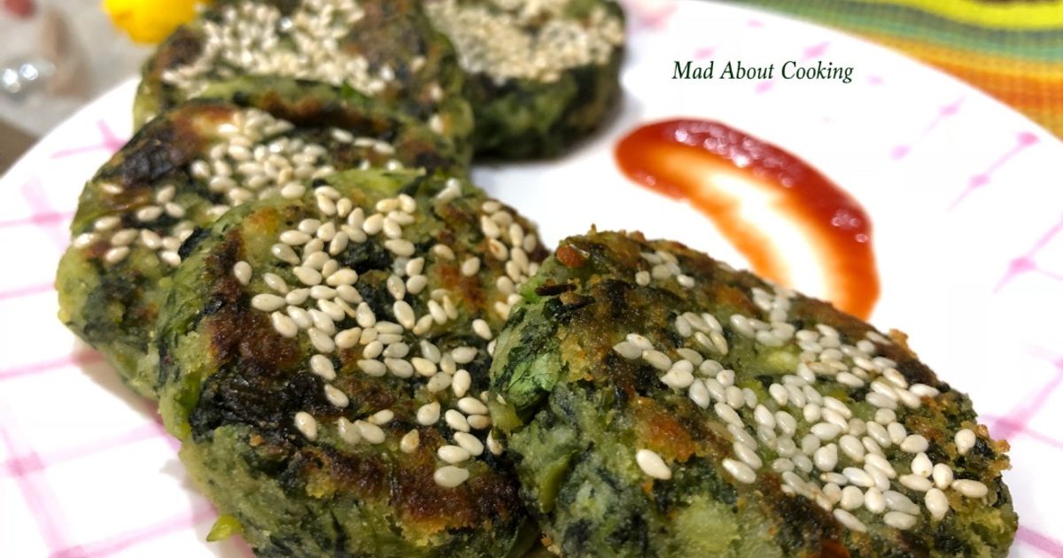 Healthy Hara Bhara Kabab With Sweet Potato Green Veggies Cutlets – Non ...