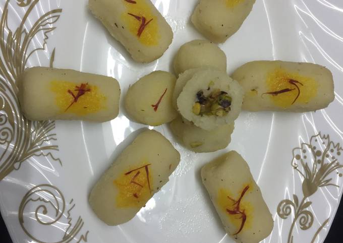 Kesar pista surprise Recipe by Panna Paresh Raja - Cookpad