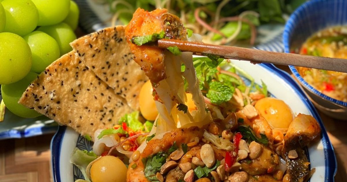 Mi Quang With Snakehead Fish (Fish Fillet) Recipe By Nguyễn Hoàng Yến