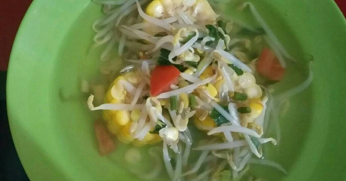 Resep Sayur rebus sederhana enak (jagung+tauge) oleh kharinandri - Cookpad