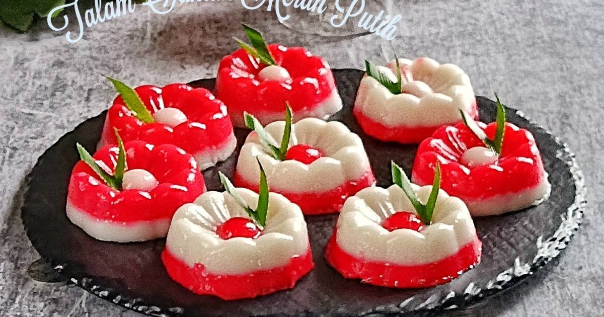 161 resep talam santan merah enak dan mudah - Cookpad