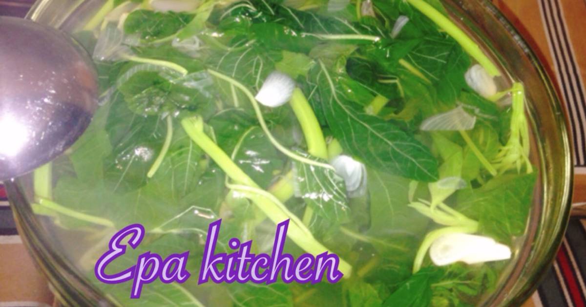 Resep Sayur bening bayam oleh EPA kitchen - Cookpad