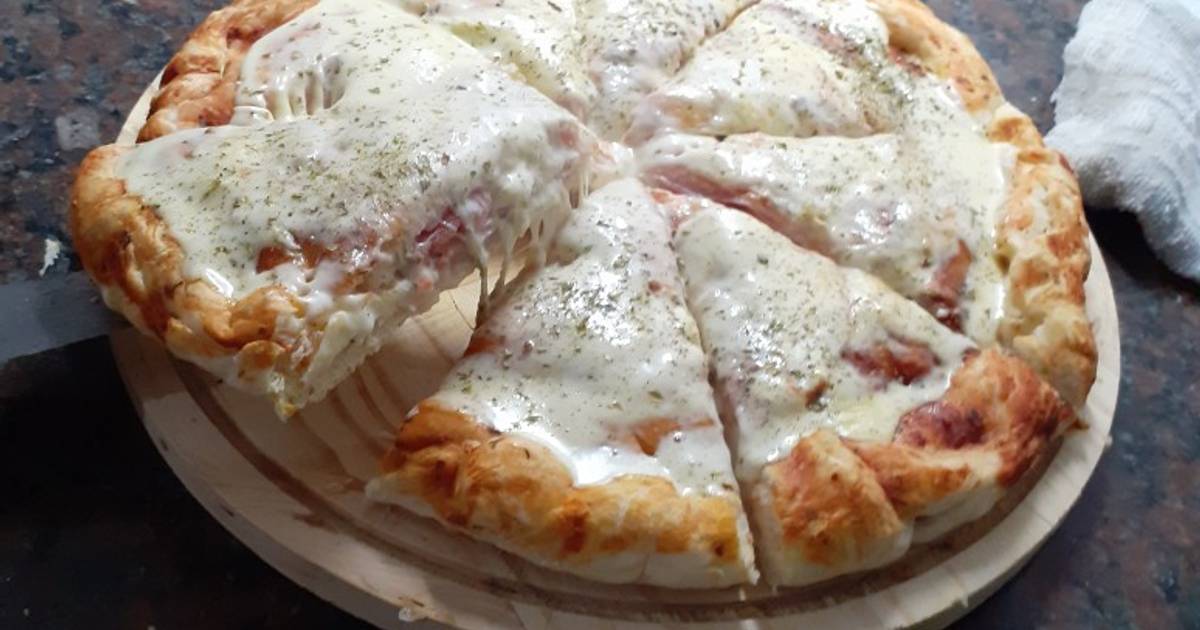Pizza rellena fácil. Grace Receta de Graciela Julia Pedace 🌷🌷🌷 🇦🇷🇦🇷🇦🇷 ...