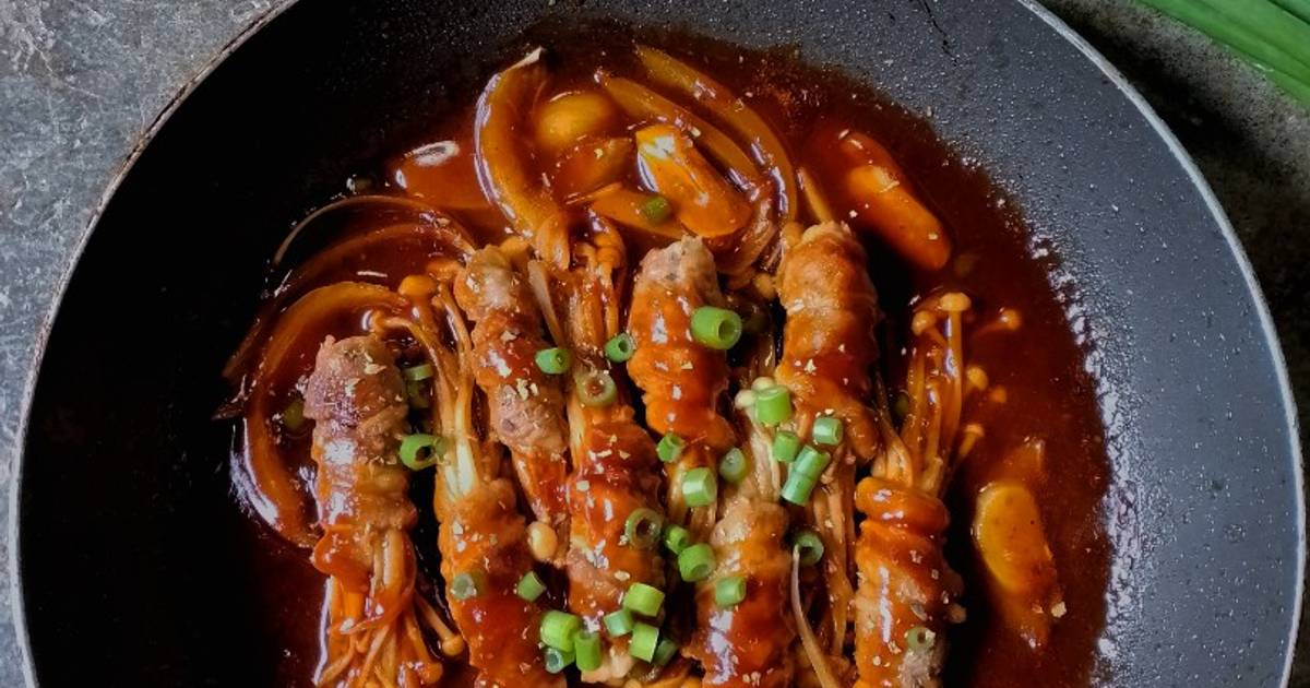 Variasi resep dari jamur enoki yang lezat dari crispy hingga sehat!