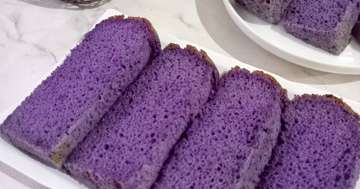 Resep Chiffon Cake Ubi Ungu Gluten Free oleh Ge Adhian - Cookpad