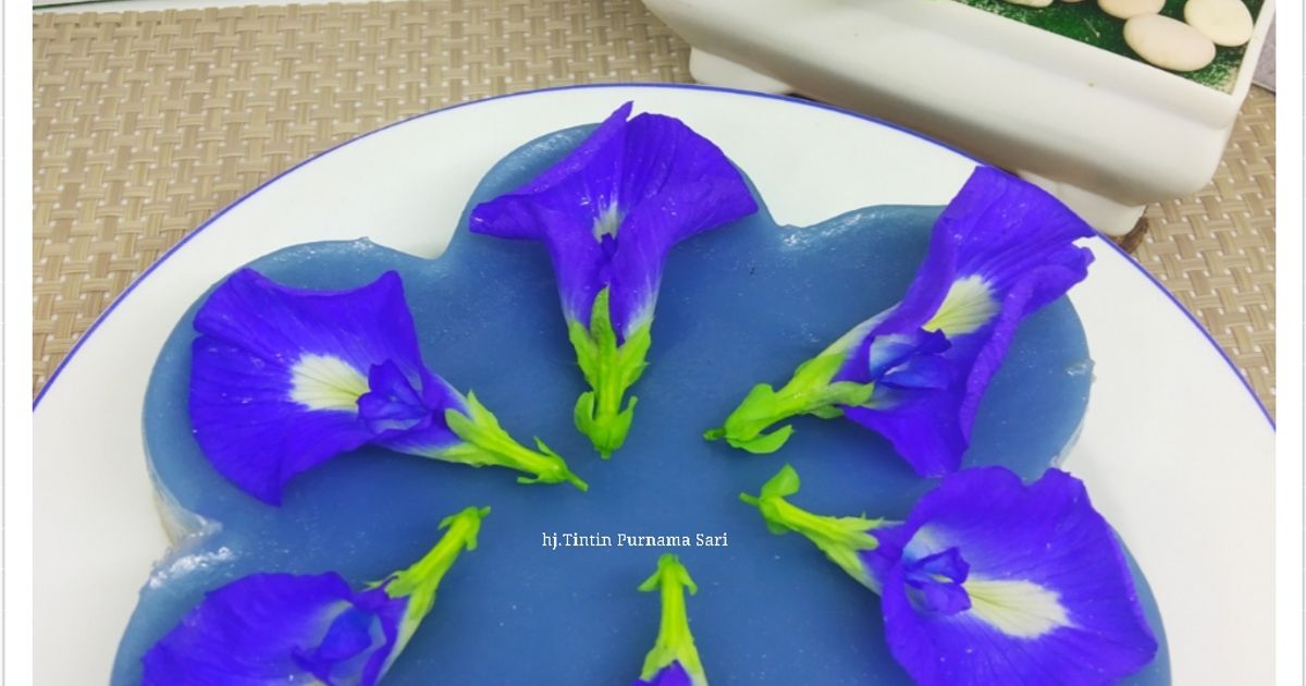Resep Kue Lapis Bunga Telang oleh Hj.Tintin Purnama Sari - Cookpad