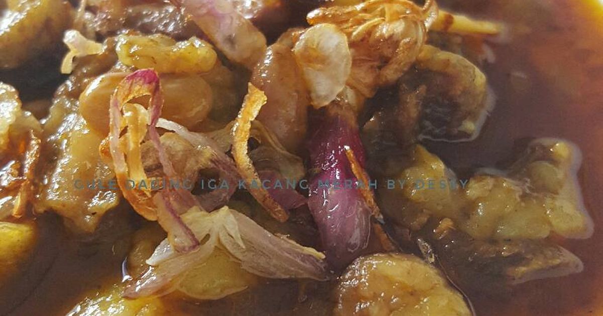 Resep Gule Daging Iga Kacang Merah oleh DESSY - Cookpad
