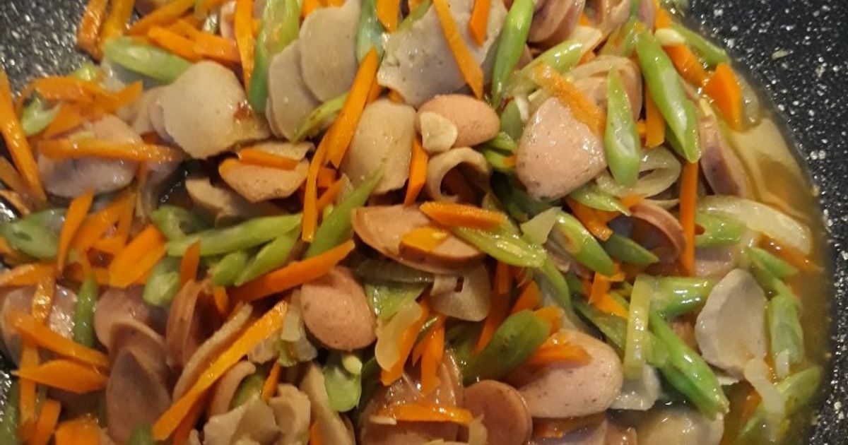 Resep tumis bakso saos rumahan enak dan mudah - Cookpad
