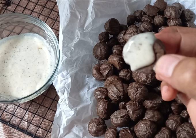 Resep Sus kering coklat oleh Erika amelya (Dapur Kirey) - Cookpad