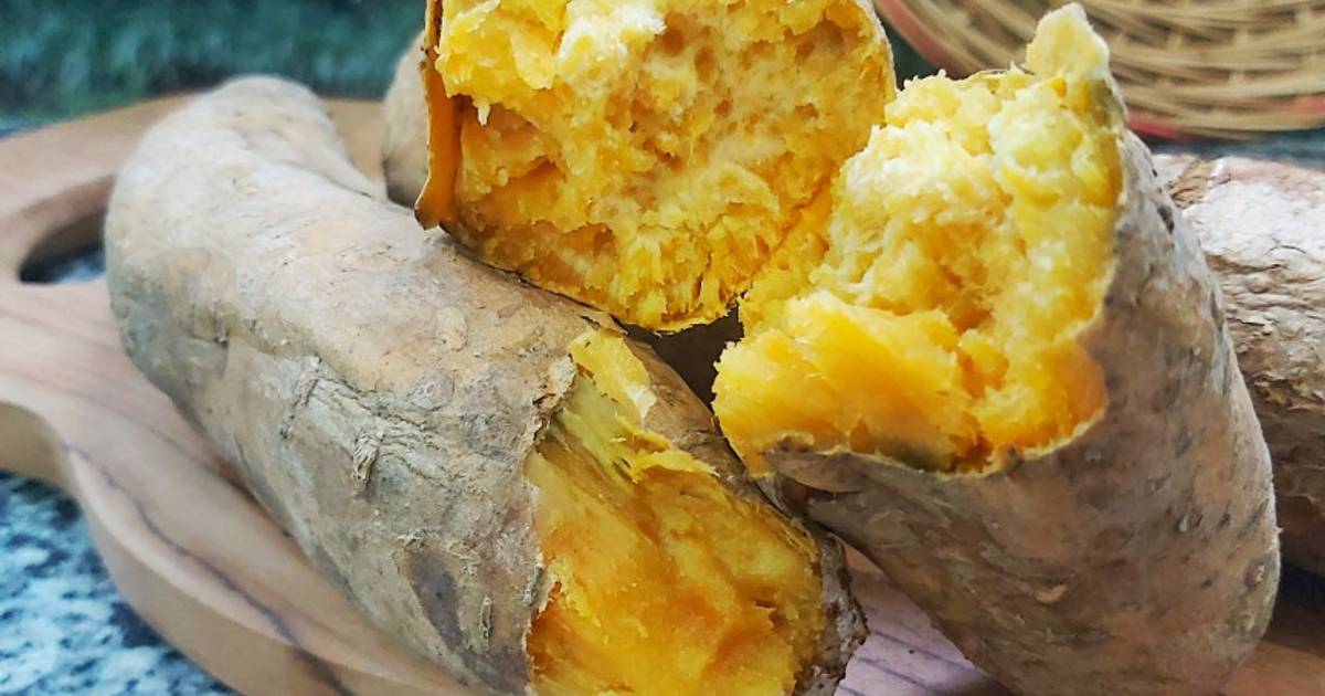 Resep Ubi Cilembu Oven oleh ike octamila - Cookpad