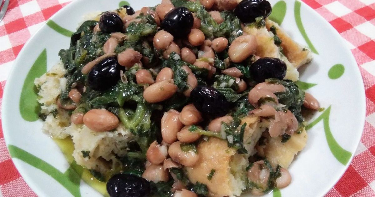 Pancotto With Chicory And Borlotti Beans Recipe By Rosanna Piemontese