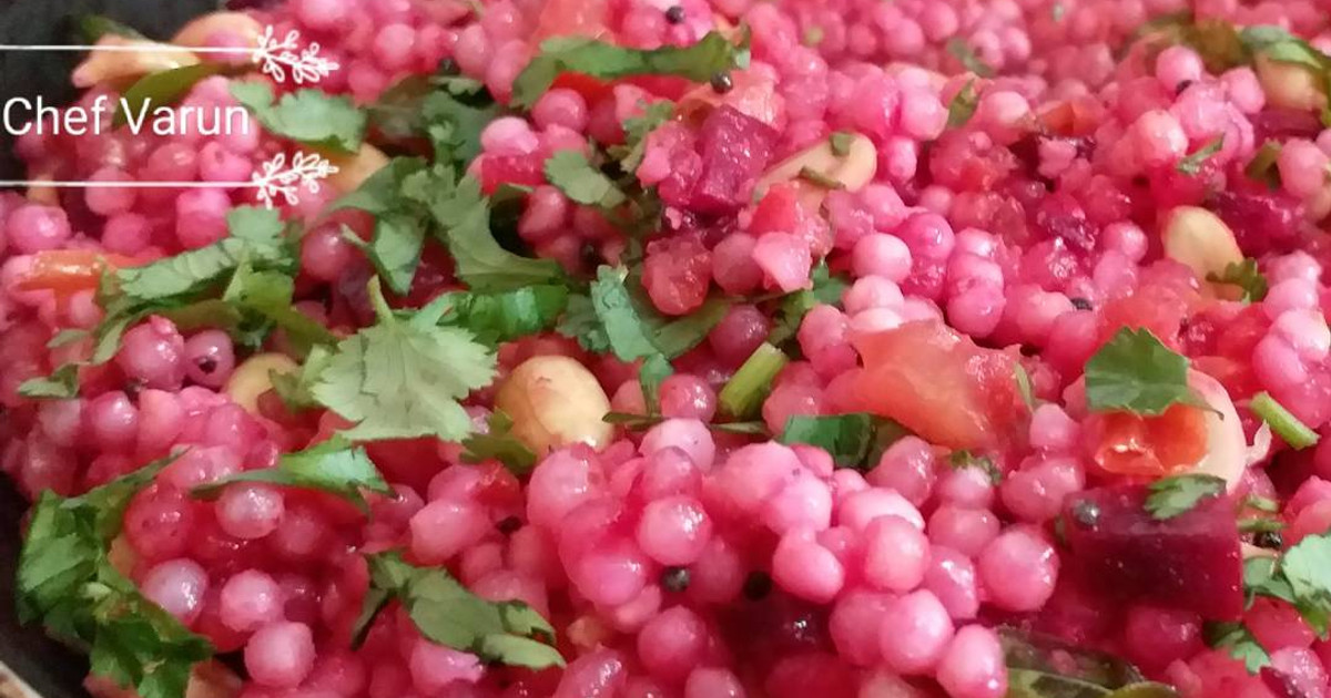 Beetroot And Peanut Pearls Recipe by cheffvarun - Cookpad