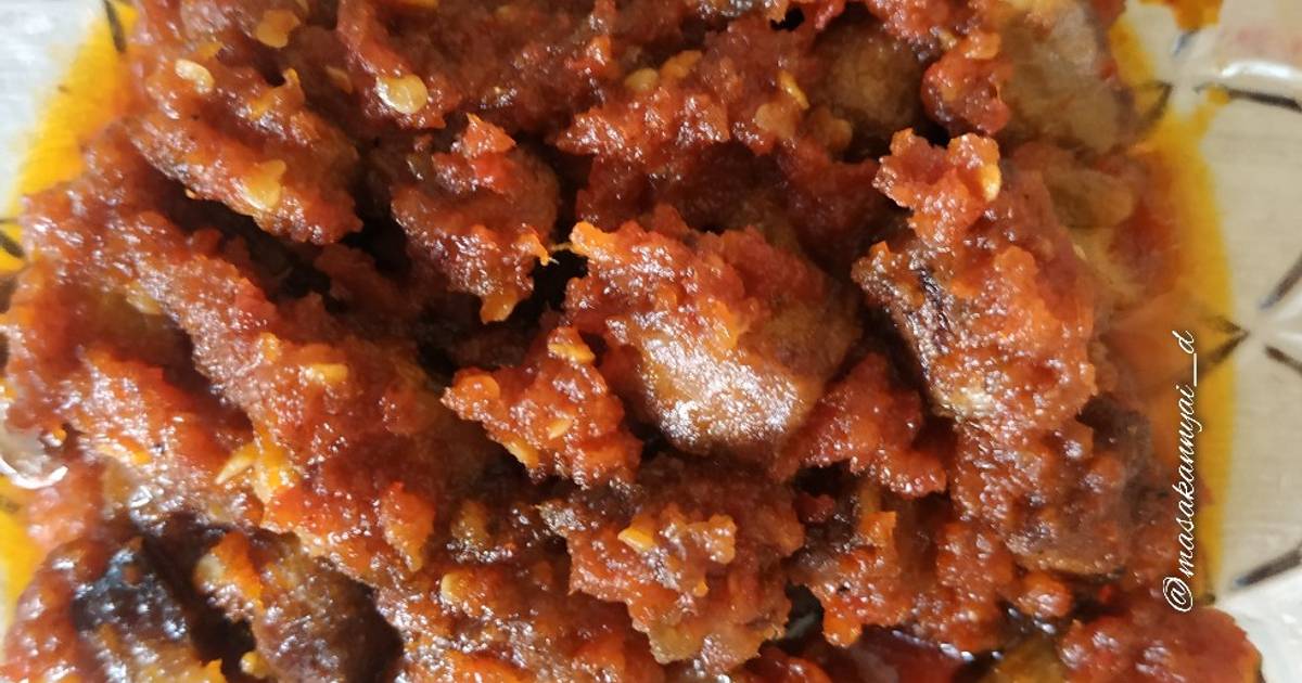 Resep Sambal Daging oleh dian pawero - Cookpad