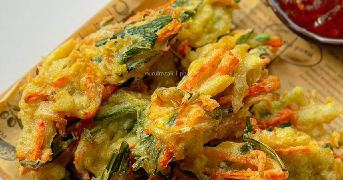 Resipi Cucur Sayur & Bilis Rangup oleh Nurul Razali - Cookpad