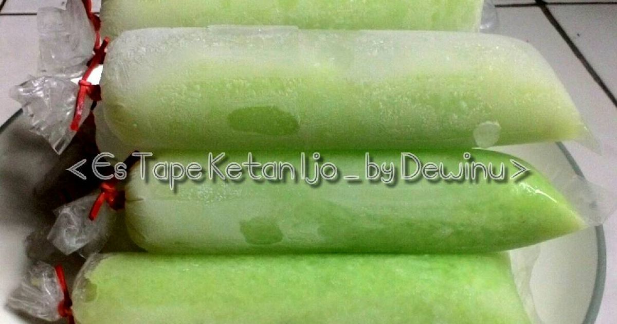 Resep Es Tape Ketan Ijo oleh Dewi Nugrah - Cookpad