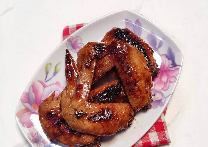 Resep Chicken Wings Panggang Teflon oleh Nyanyah - Cookpad