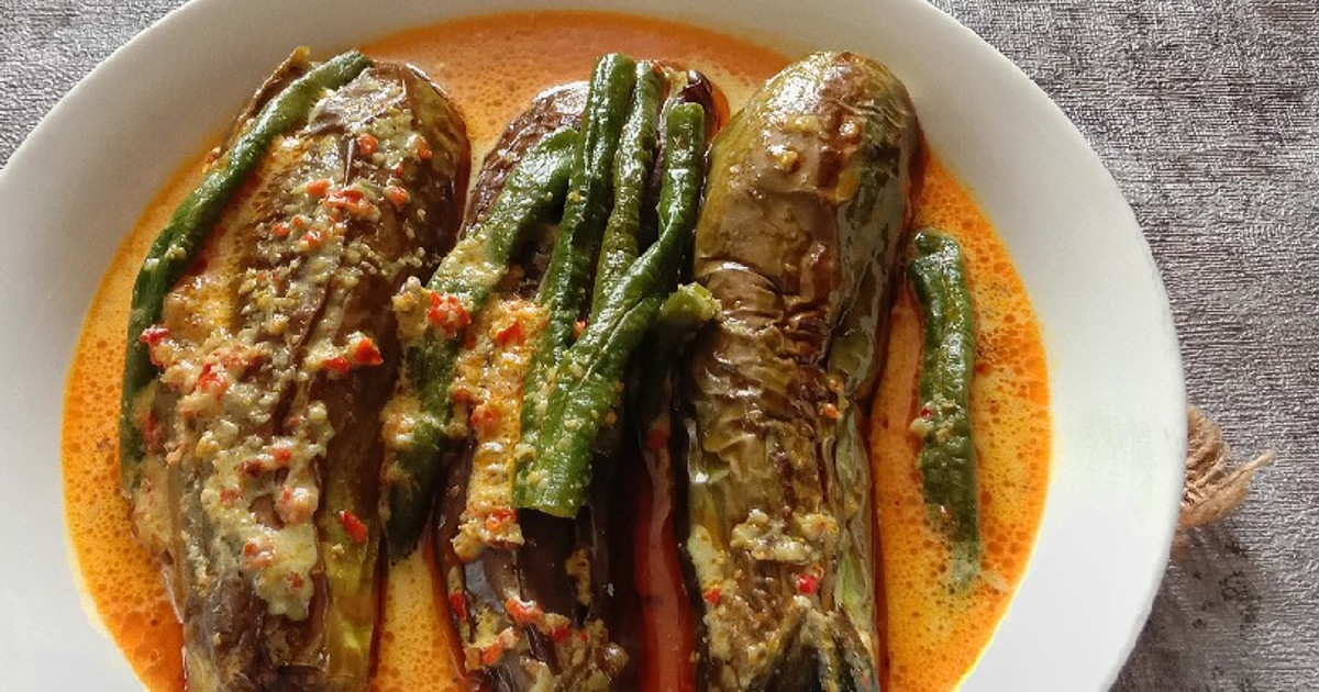 Resep Pecel Santan Terong oleh Anggraini Oktora - Cookpad