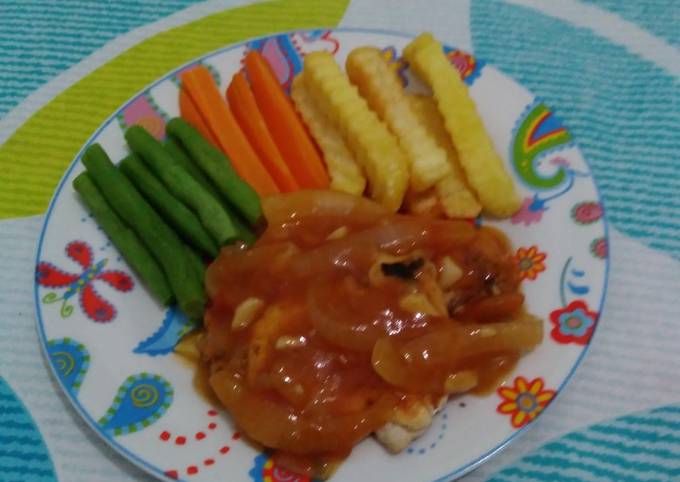 Resep Steak Ayam oleh Dian Purnamawati (Bunda Rasyid_Putri_Zahra) - Cookpad