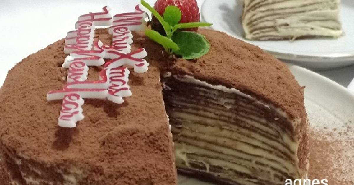 Resep Tiramisu Miles Crepes oleh Agnes エミリア 💕 - Cookpad