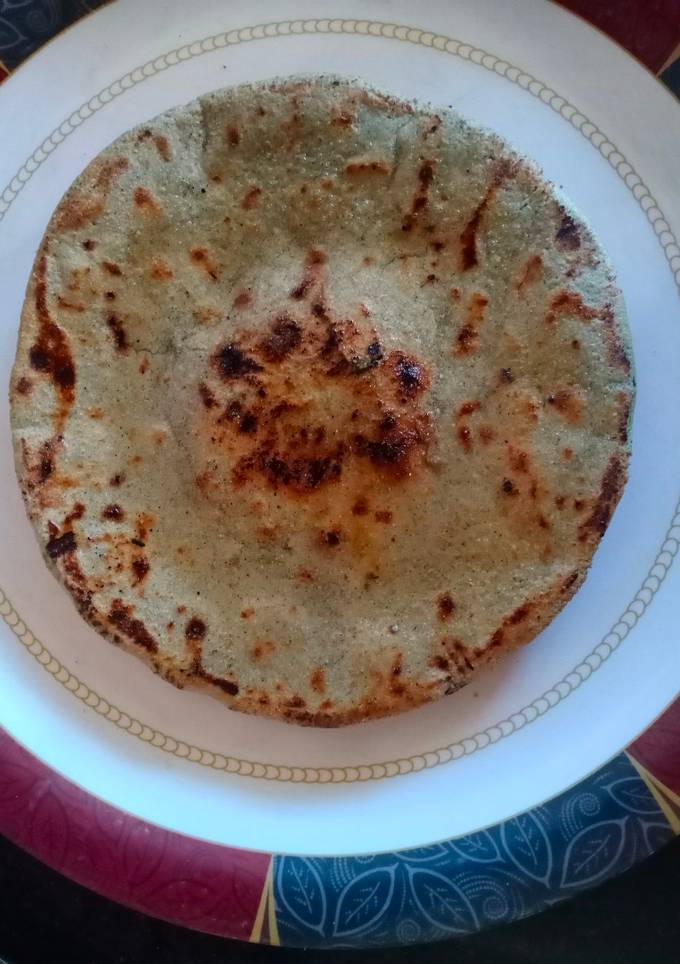 Nehal Pithadiya દ્વારા રેસીપી બાજરી નો રોટલો (bajri no rotlo recipe in ...