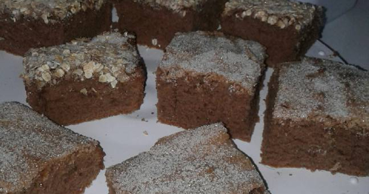 Bizcochuelo De Chocolate Con Avena Para El Mate😚 Receta de Amo a mis princesas- Cookpad