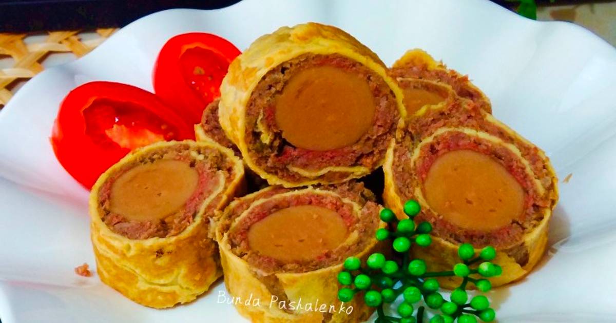 Resep Rolade Daging Sosis// Frozzen Food oleh Bunda Pashalenko - Cookpad