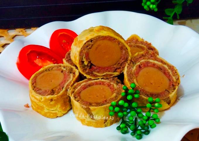 Resep Rolade Daging Sosis// Frozzen Food oleh Bunda Pashalenko - Cookpad