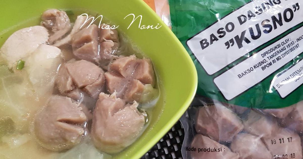 Resep Sop Ayam Bakso Kusno oleh Nadine - Cookpad