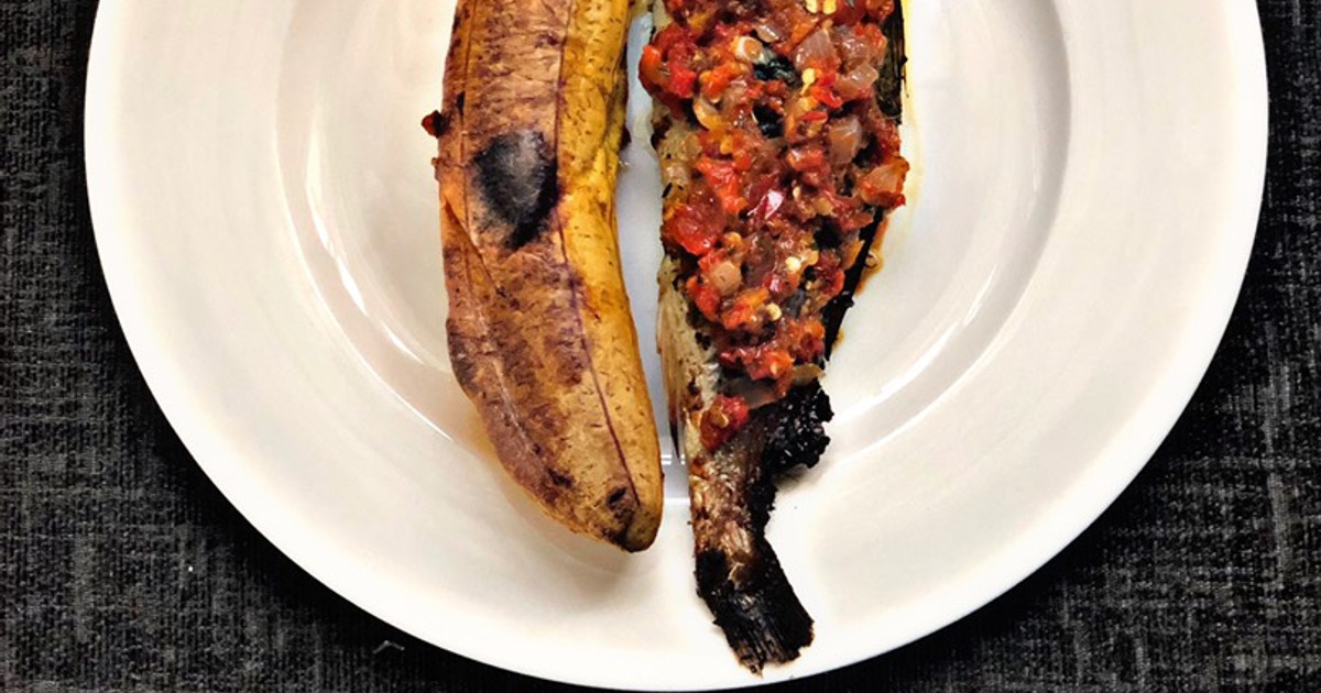 Oven Roast Plantain And Fish Recipe by Brenda Njemanze - Cookpad