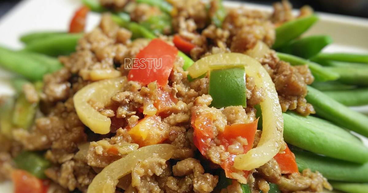 13 resep daging cah baby buncis dan paprika enak dan sederhana ala ...