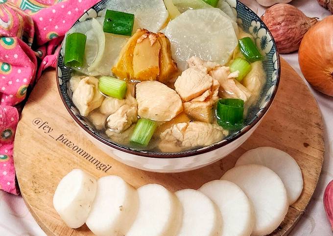 Resep Sup Ayam Lobak Jahe oleh Fey_Pawonmungil - Cookpad