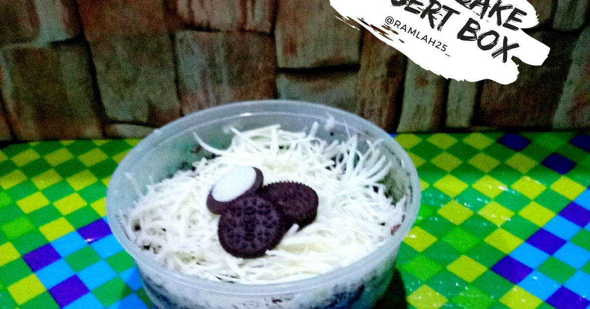 Resep Oreo Cheesecake Dessert Box oleh Siti Ramlah - Cookpad