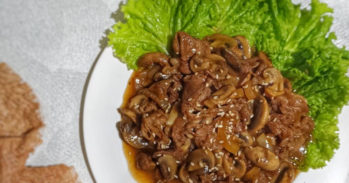 Resep 390. Short Plate Beef With Jamur oleh Re Milik - Cookpad