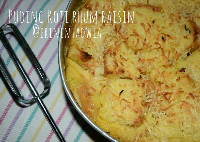 Resep Puding Roti Rhum Raisin oleh erinintadwia - Cookpad