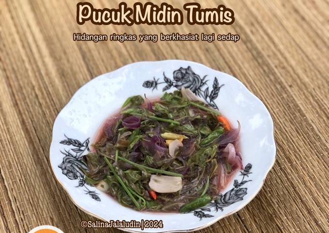 Resipi Pucuk Midin Tumis oleh Salina Jalaludin - Cookpad