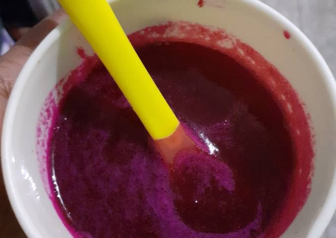 Resep MPasi Puree buah naga 6M oleh Muthia - Cookpad