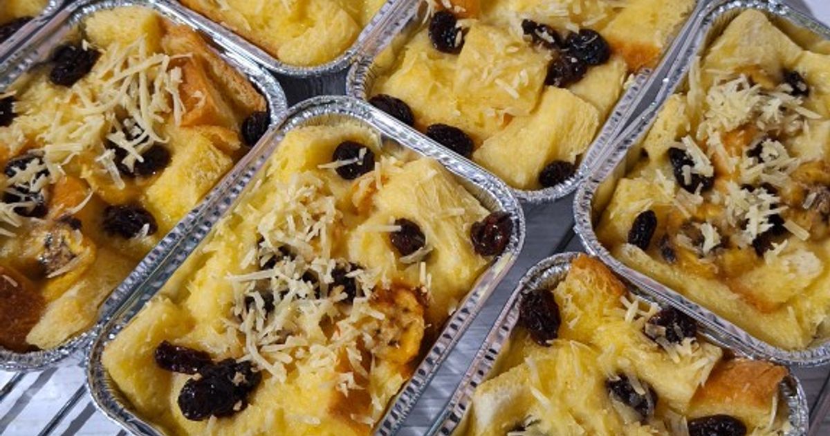 Resep puding roti ala breadtalk rumahan enak dan mudah - Cookpad