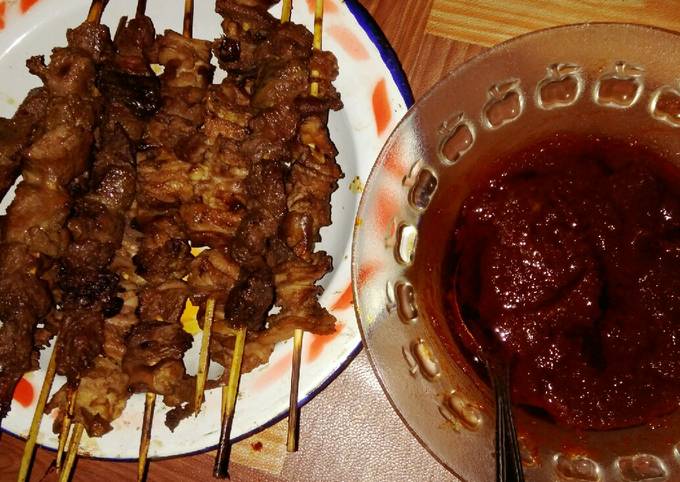 Resep Sate Banjar + Sambal kacang #FestivalResepAsia #Indonesia#sapi ...