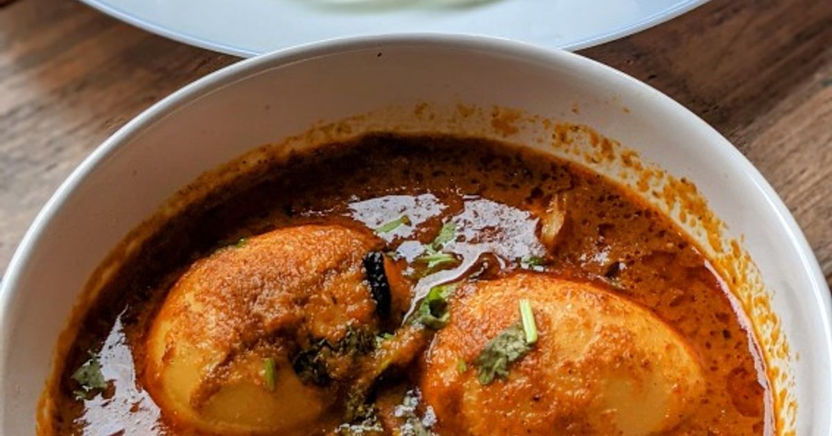 Egg Curry (Anda Kadhi) Recipe by Kavita Ns - Cookpad