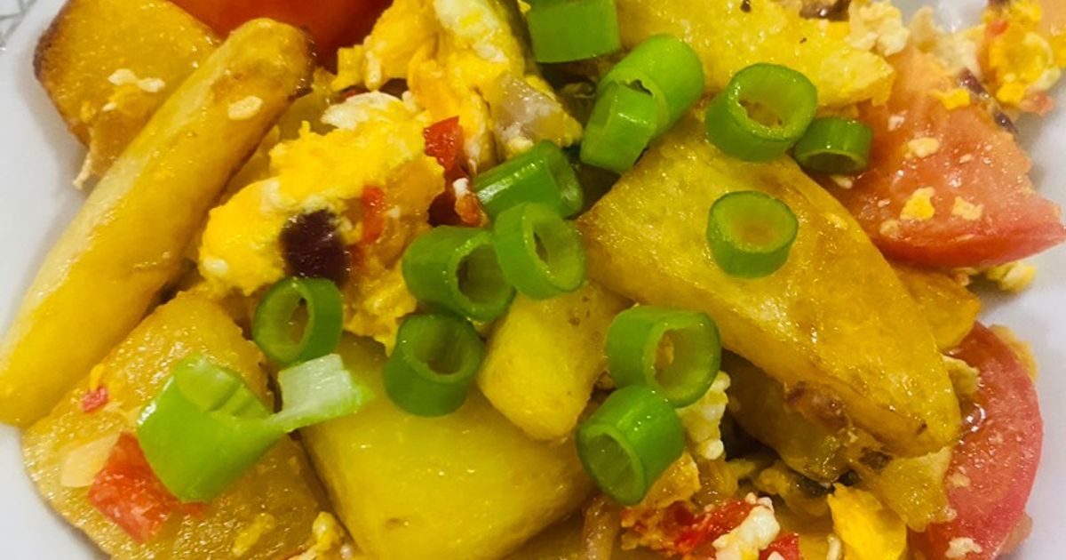 Resipi Kentang Pecah Telur oleh Erma Yusnida - Cookpad