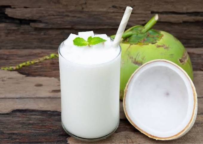 Leite de coco verde Receita por Pam - Cookpad
