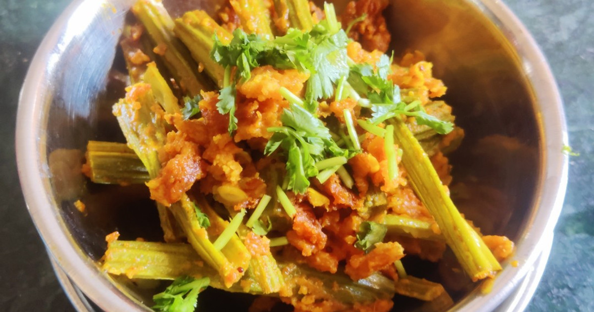 Drumstick Besan Sabji Recipe by Heenaba jadeja - Cookpad