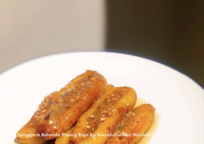Resep Sanggara Balanda Pisang Raja oleh Aisyah Zulaika Muchsin - Cookpad