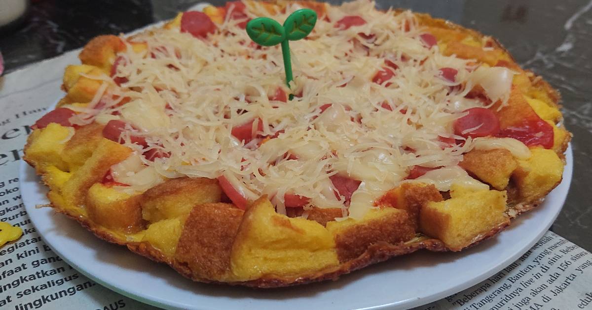 Resep 67. Pizza Teflon Pinggiran Roti Tawar oleh Irma Anisa - Cookpad