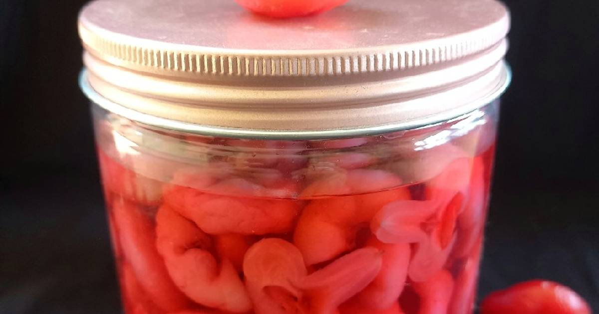 Resep Manisan Jambu Air (Jambu Kancing) oleh Binti Sae - Cookpad