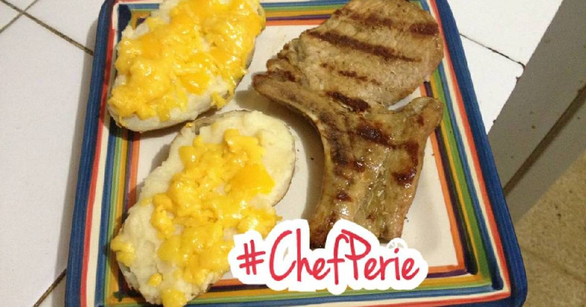 Chuleta con papa - 244 recetas caseras- Cookpad