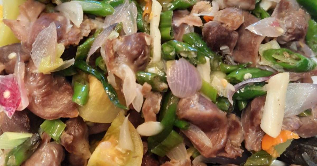 Resep Oseng Ampela Cabe Ijo oleh Asmaul Husna - Cookpad